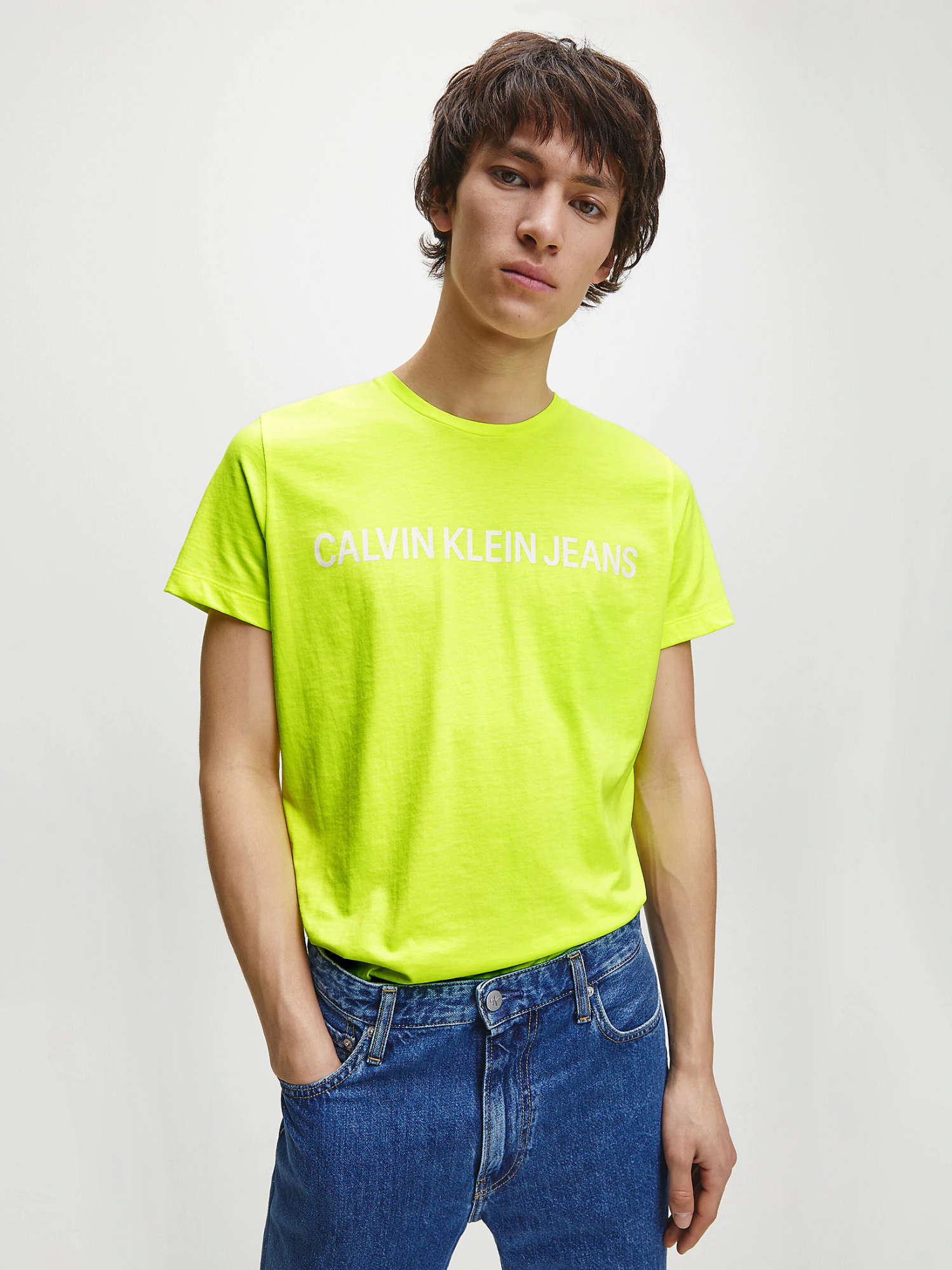 Calvin Klein Jeans Institutional Logo Slim Ss Tee